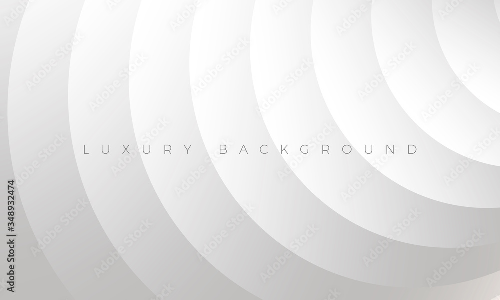 Modern silver grey background with stylish curved elements. Premium ...
