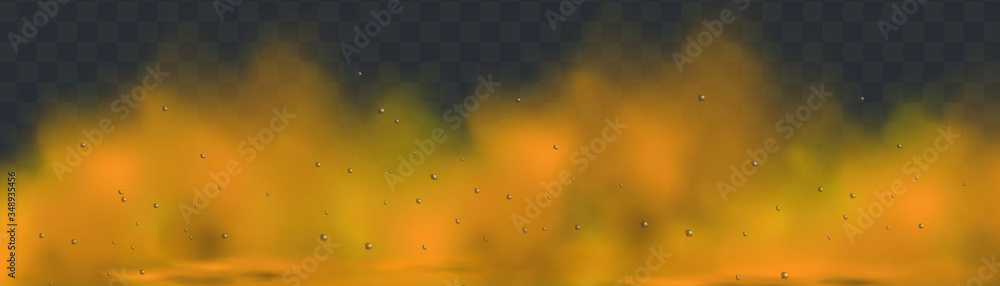 Dust cloud with particles with dirt,cigarette smoke, smog, soil and ...