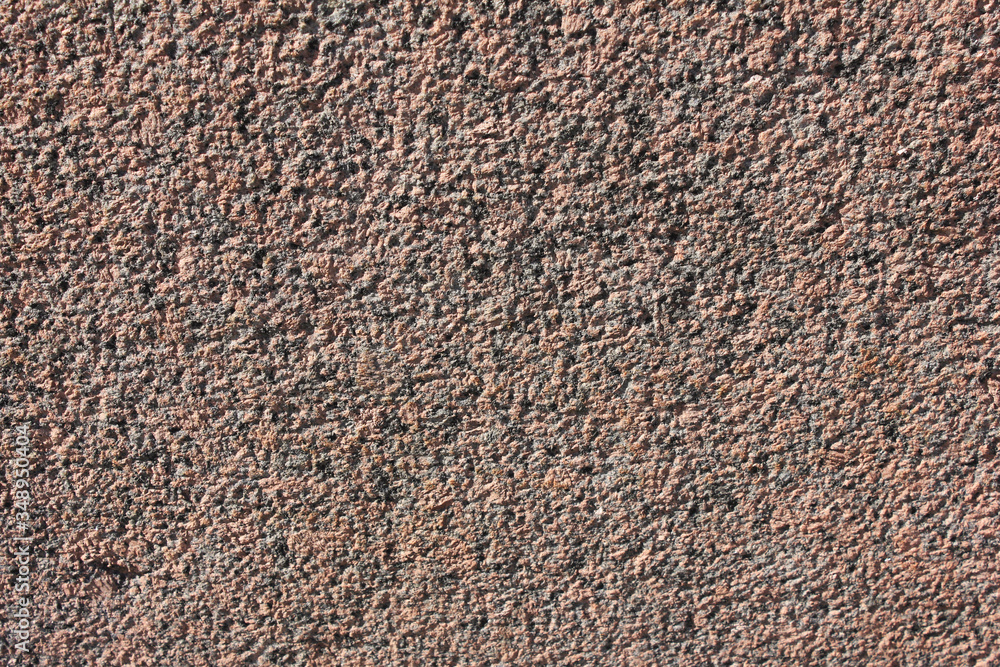 Granite rock texture background. Rough grainy pale red empty granite ...