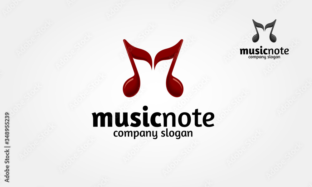 Music Note Vector Logo Template. Here is an Music Note Logo for you to ...