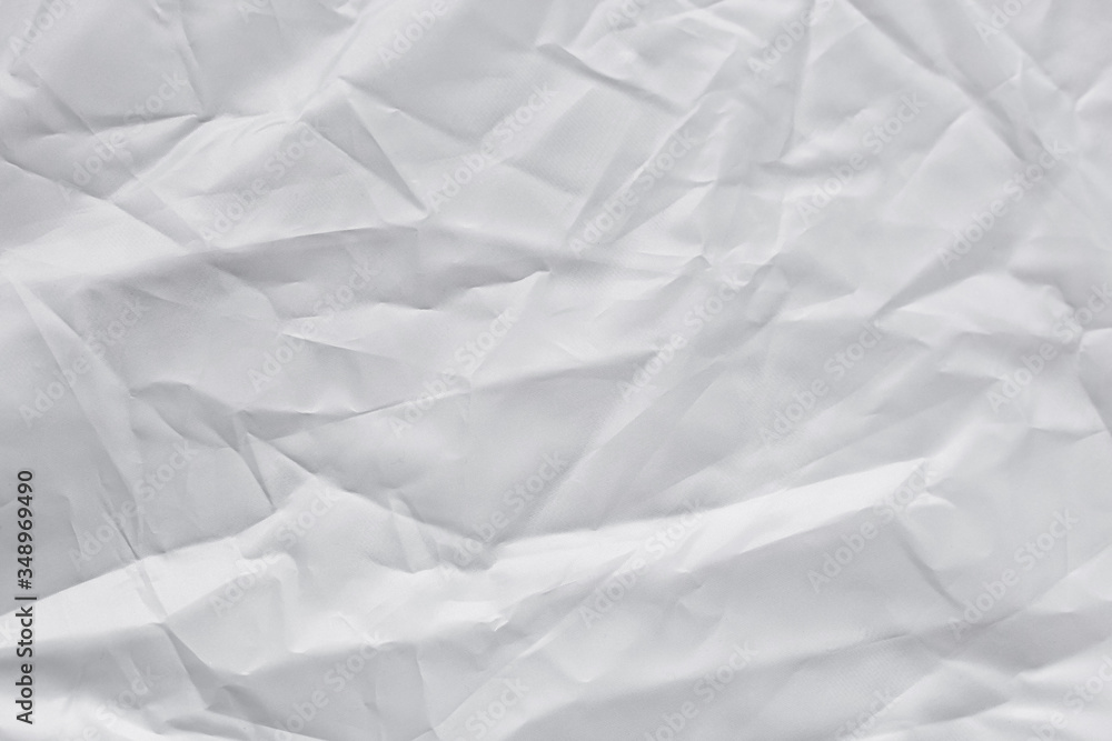 Crumpled white texture, crumpled white fabric, abstract background ...