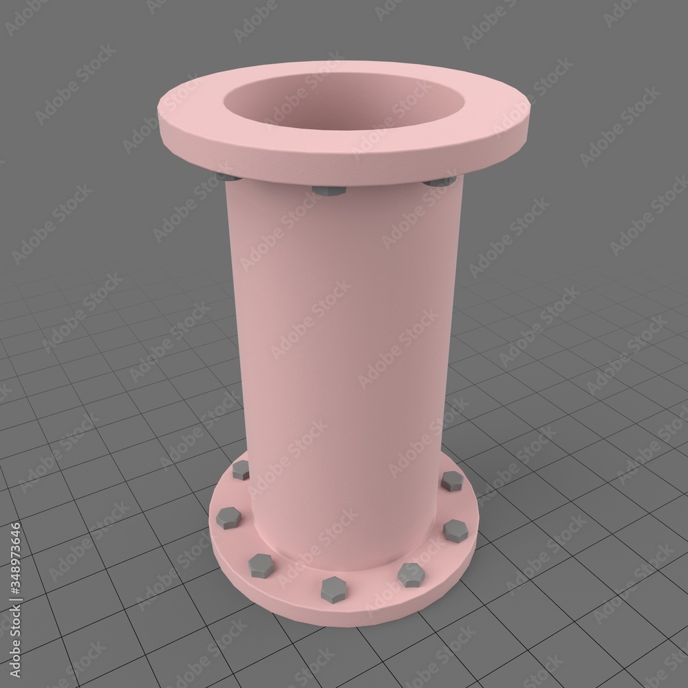 Straight pipe Stock 3D asset | Adobe Stock
