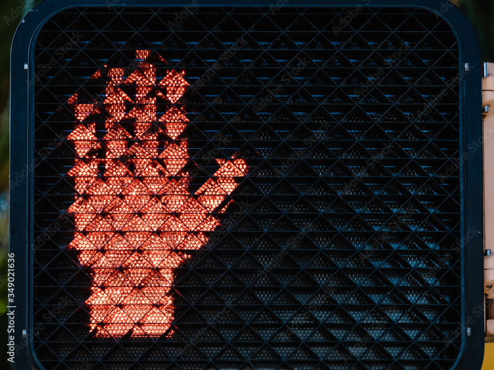 Dont Walk Sign Hand