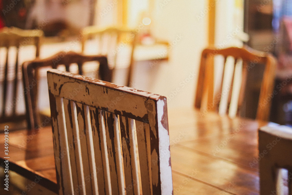 A very old table in the house where my parents live, which reminds me ...