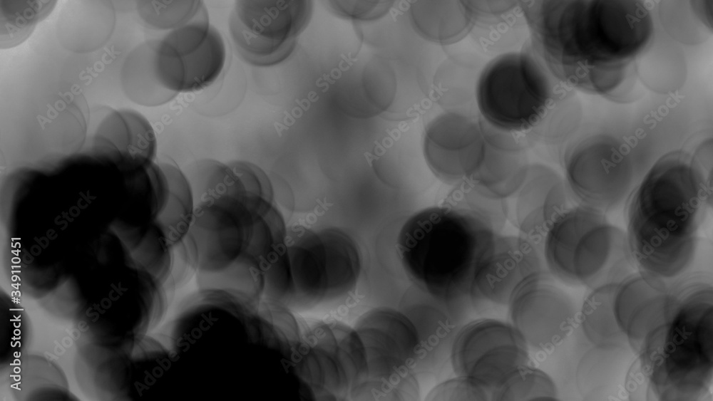 microscope cells bacteria black and white abstract background, concept ...
