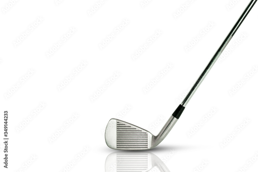 Golf club isolated on white background with clipping paths for graphic ...