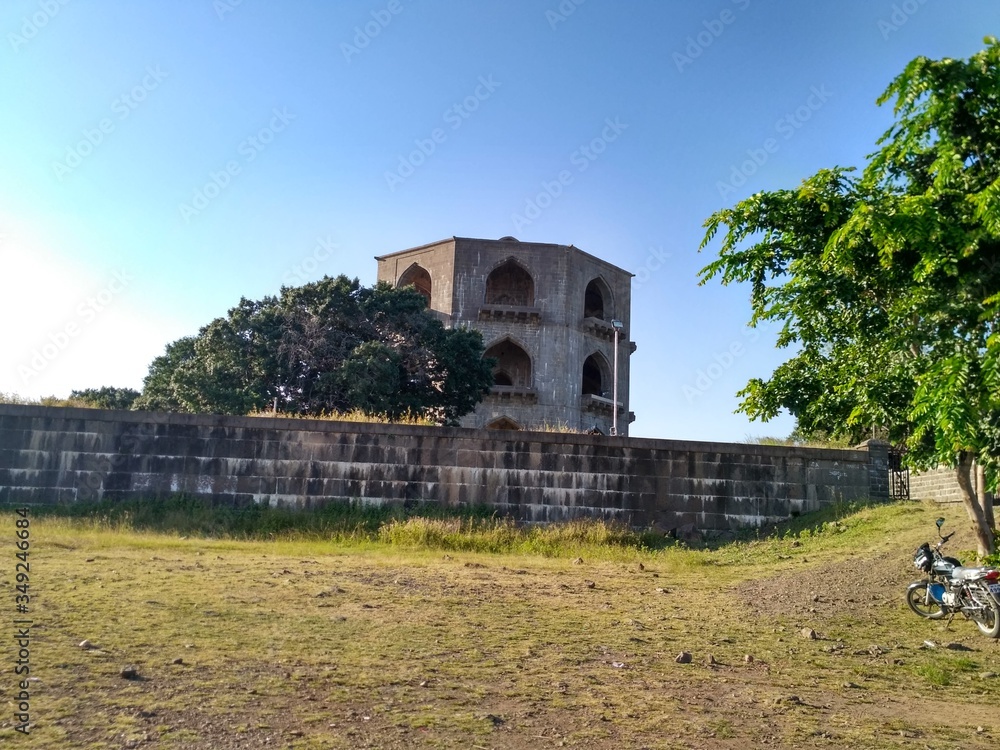 Chand Bibicha mahal (Palace of Chand Bibi) landscape view Stock Photo ...
