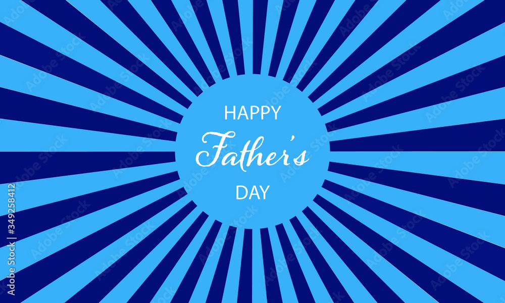Fathers day blue background Stock Vector | Adobe Stock