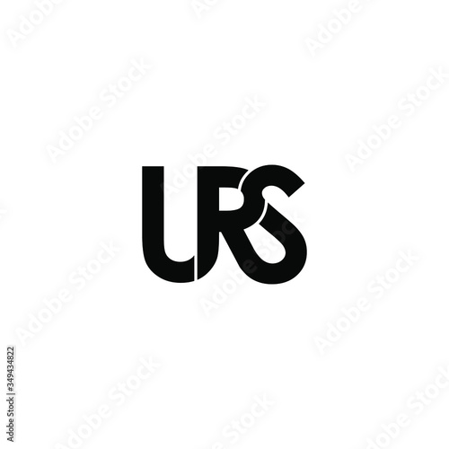 urs letter original monogram logo design Stock Vector | Adobe Stock