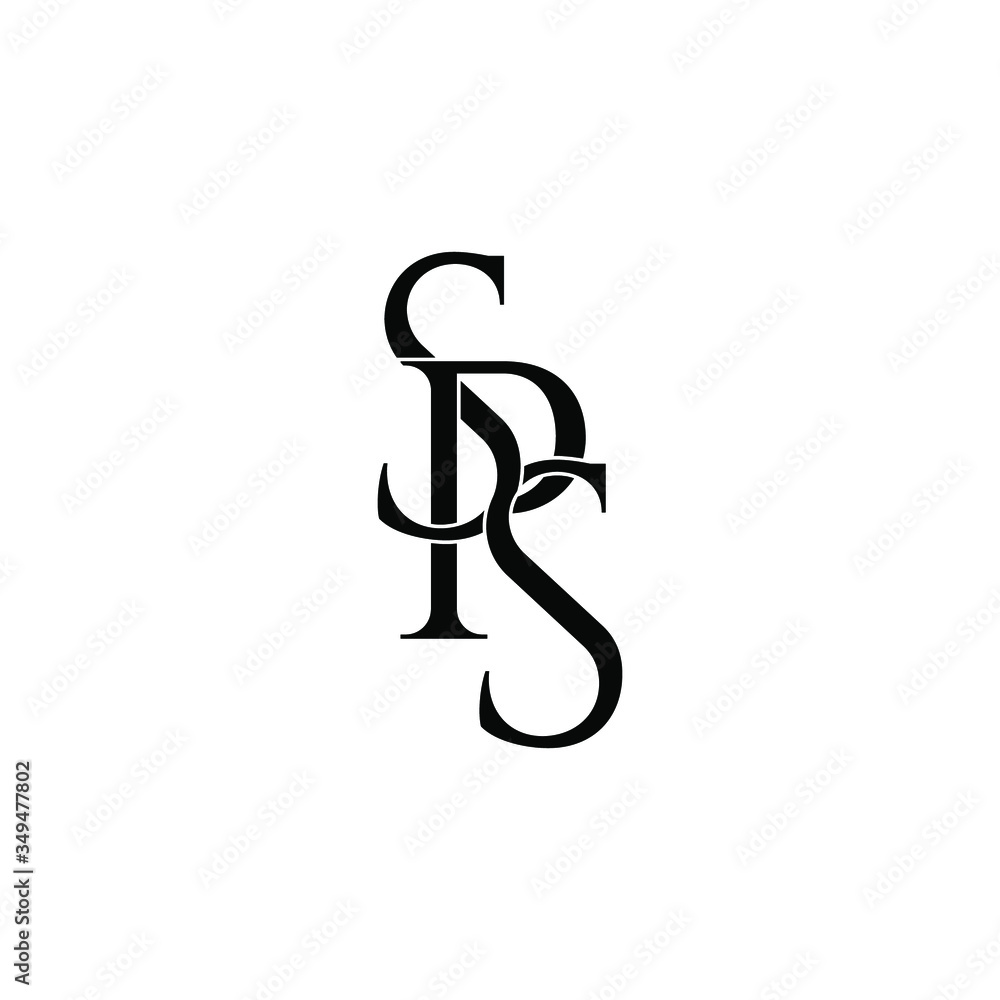 sps letter original monogram logo design Stock Vector | Adobe Stock
