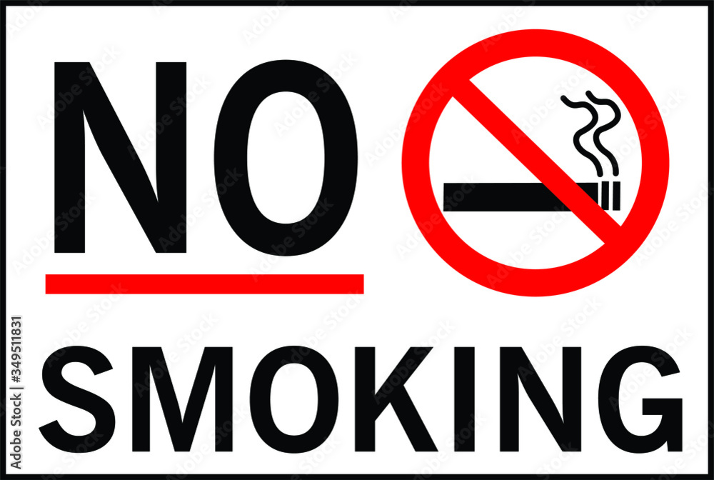 No smoking do not smoke sign Stock Vector | Adobe Stock