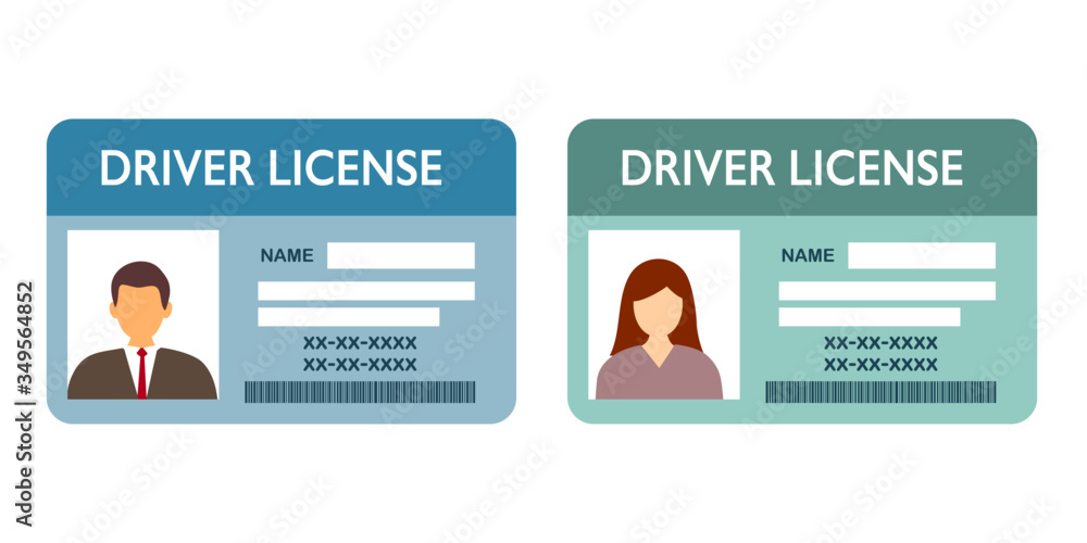 Renew driver license concept vector illustration on white background ...