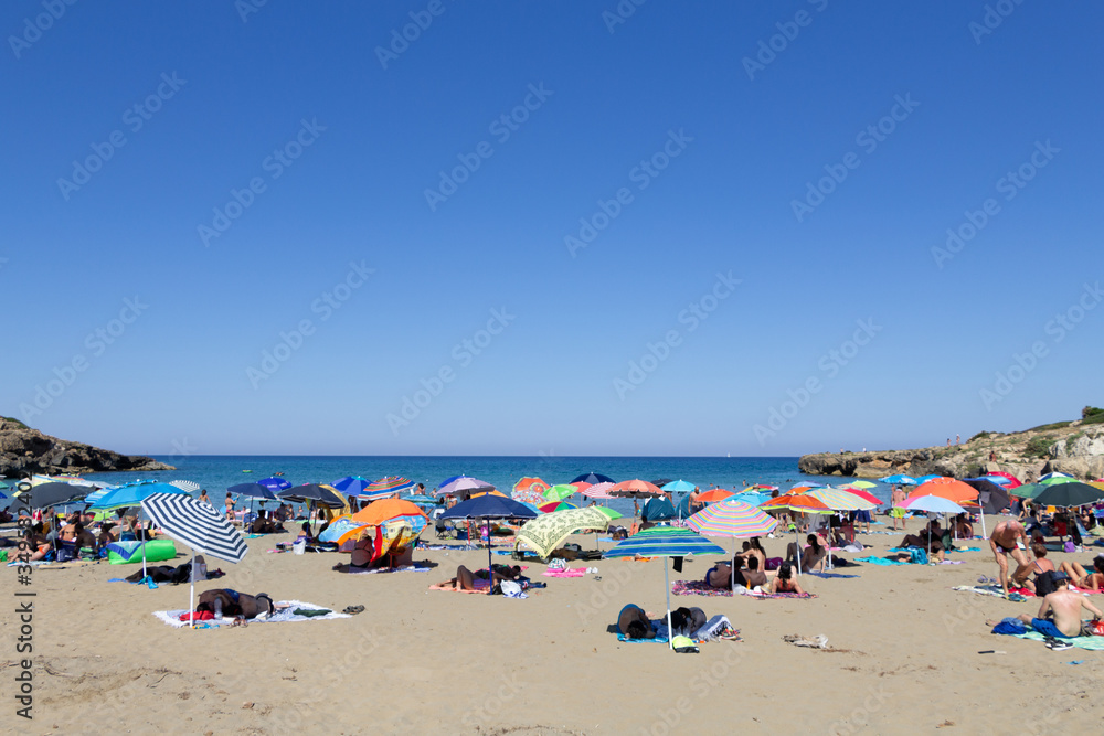 La spiaggia di Calamosche nella riserva naturale di Vendicari nella ...