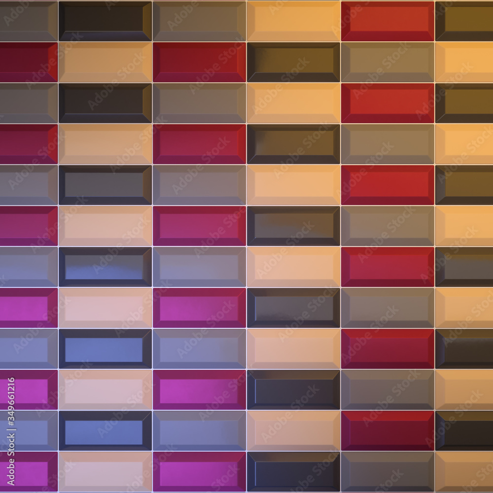 Fragment multicolored ceramic tiles for wall and floor decoration ...