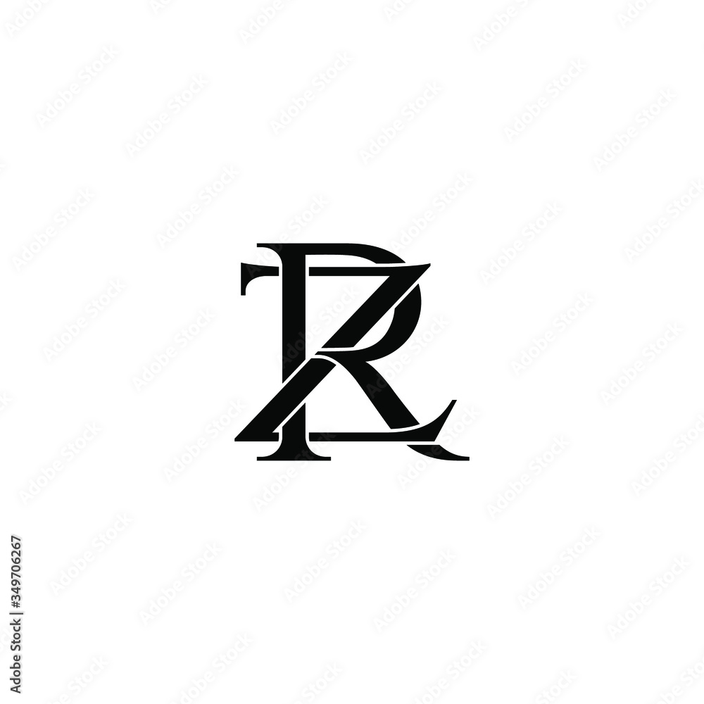 rz letter original monogram logo design Stock Vector | Adobe Stock