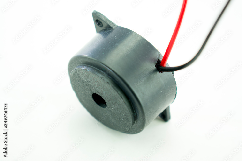 Electronic piezo buzzer, piezo buzzer Stock Photo | Adobe Stock