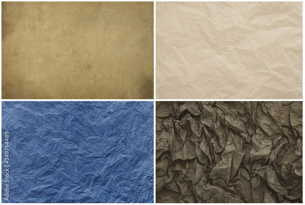 Old vintage crumpled paper texture for background. Stock Photo | Adobe ...