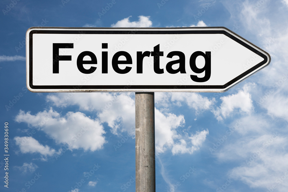 Wegweiser Feiertag Stock Photo | Adobe Stock