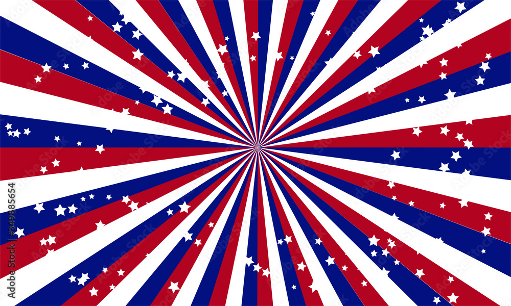 american flag background Stock Vector | Adobe Stock