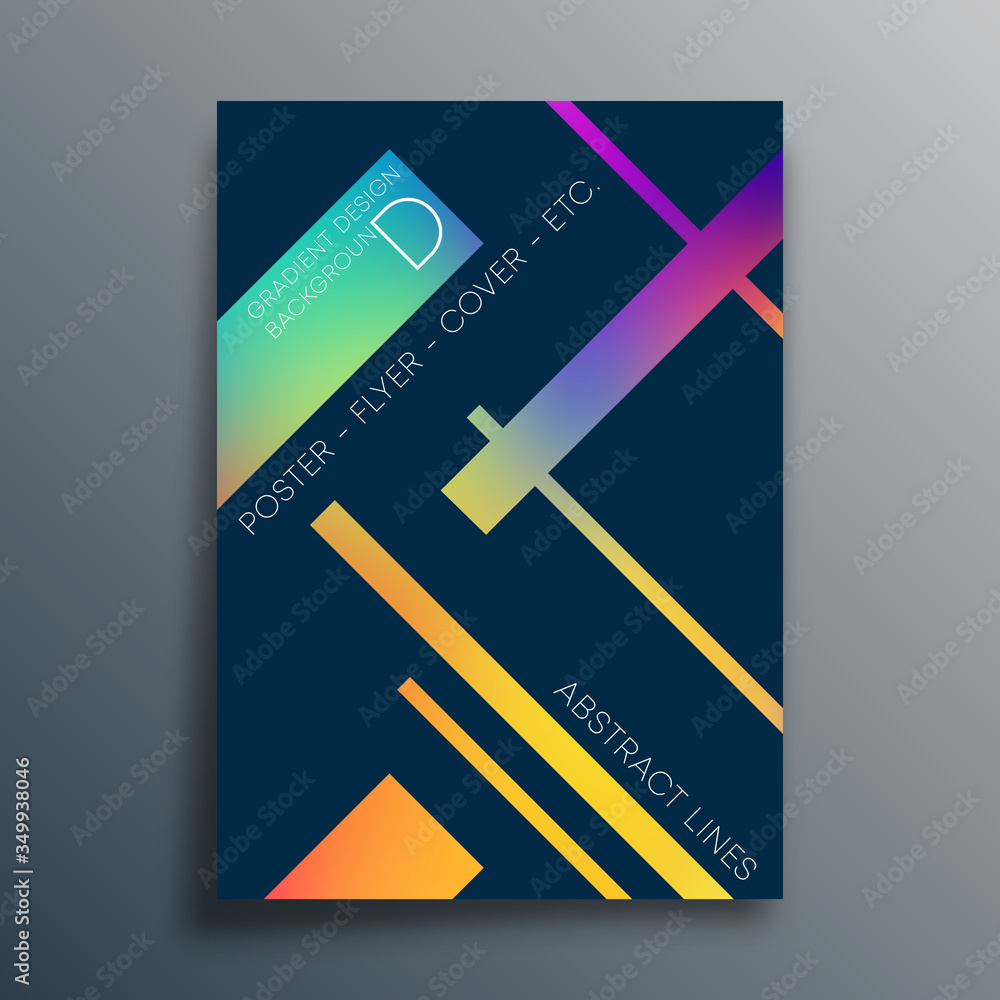 Abstract background design with linear gradient texture for wallpaper ...