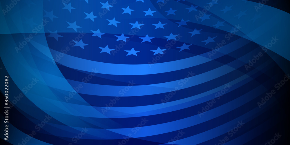 USA independence day abstract background with elements of the american ...