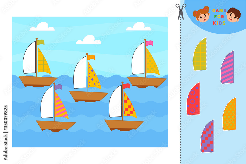 Math Game for children task for the development of logical thinking ...