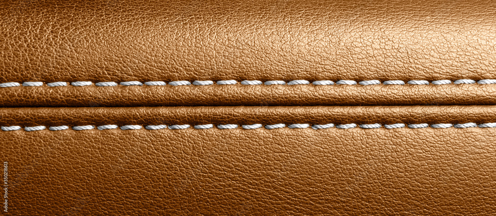 Stockfoto med beskrivningen Car brown leather interior. Part of ... Stockfoto med beskrivningen Car brown leather interior. Part of ...