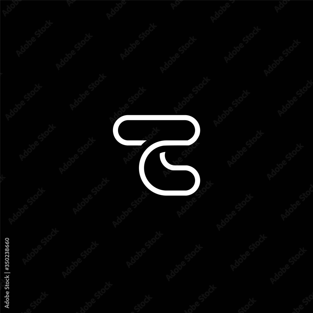 Letter Tc logo design vector image , letter tc logo icon , tc ...
