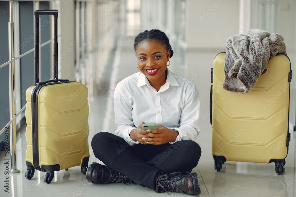 Lady With Suitcase