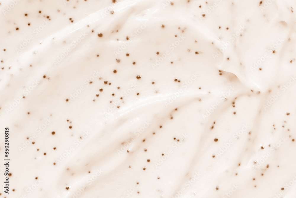Face cream scrub texture background. Exfoliating skin care product ...