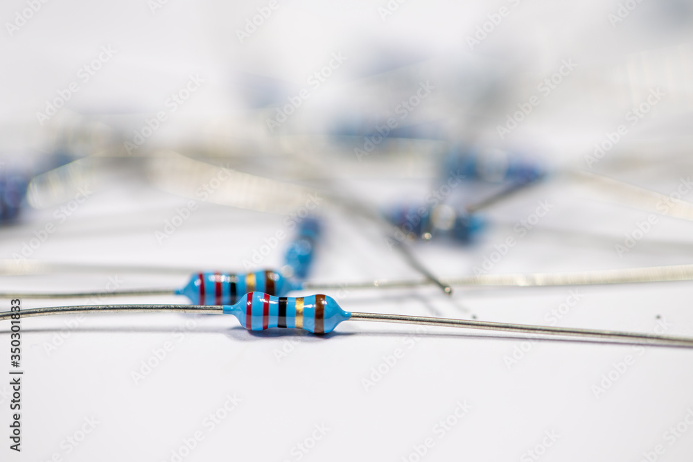 Electronic circuit Resistor, used for wallpaper, used as illustrated ...