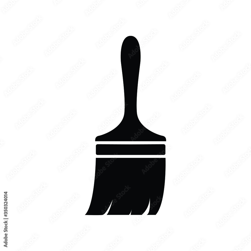 paintbrush for drawing and painting of the artists Stock Vector | Adobe ...