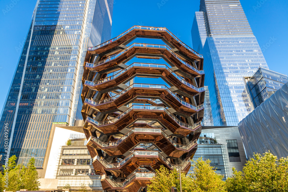 The Vessel at Hudson Yards Stock Photo | Adobe Stock