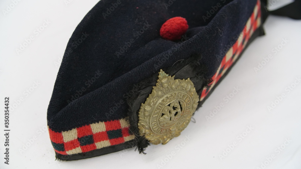 Wool WW2 Argyll and Sutherland Highlanders Glengarry cap with Argyll ...