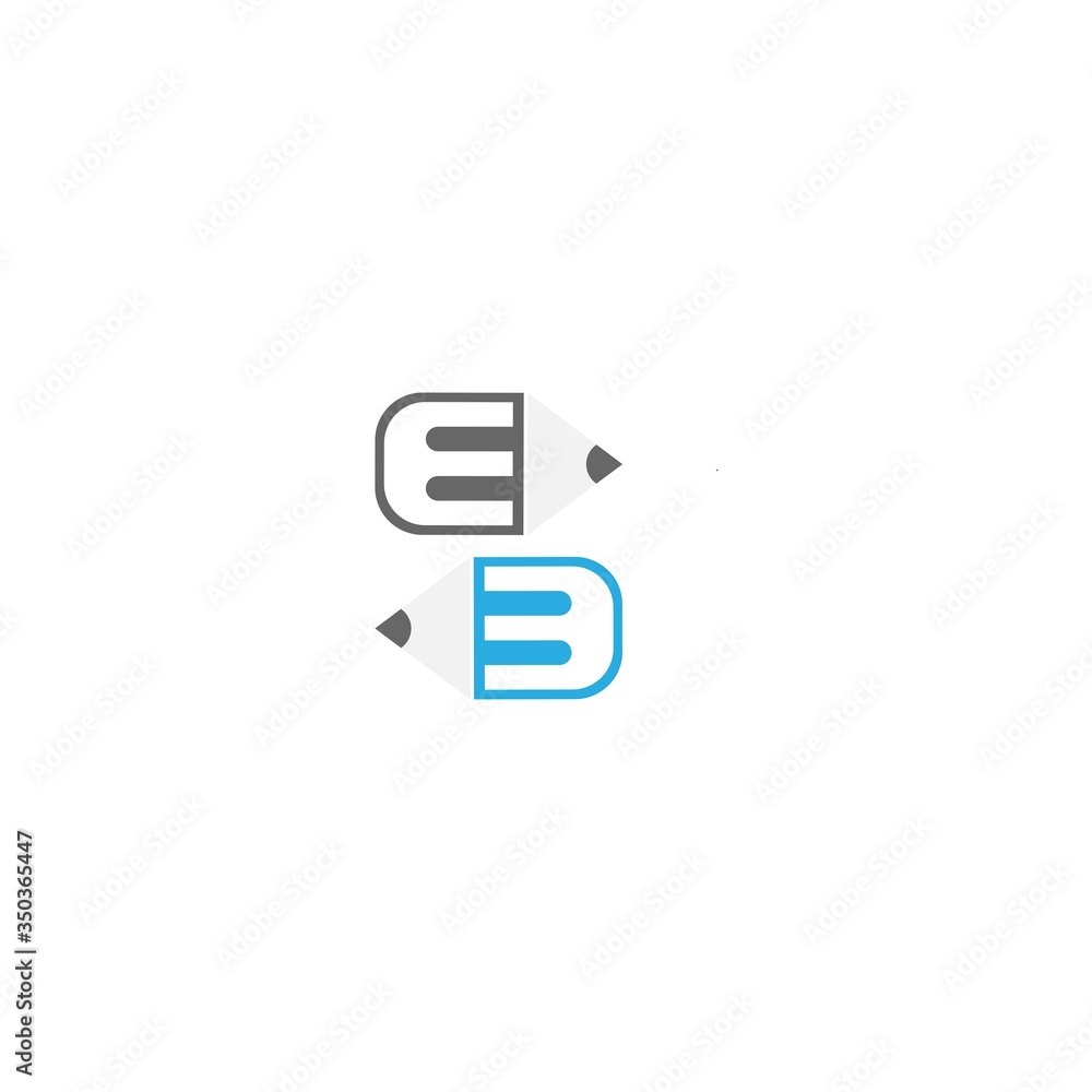 Pencil logo icon design Stock Vector | Adobe Stock Pencil logo icon design Stock Vector | Adobe Stock