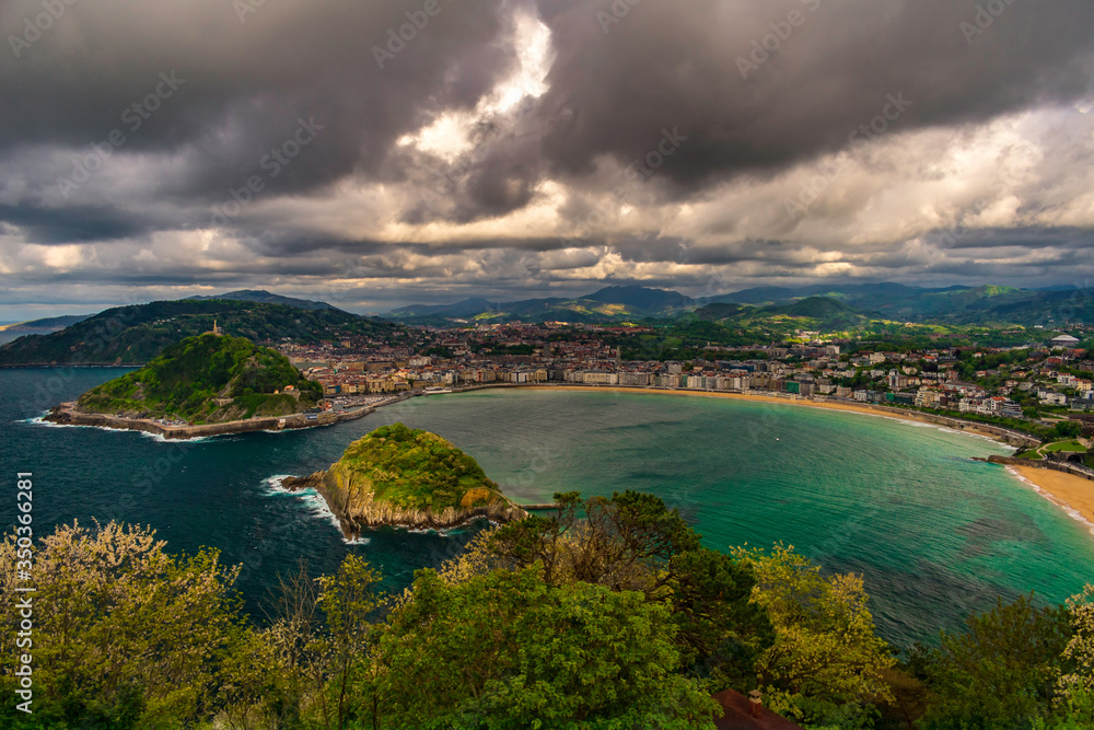 Playa de la Concha Stock Photo | Adobe Stock