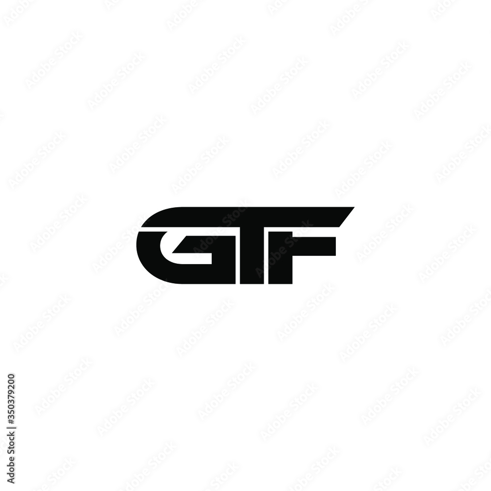gtf letter original monogram logo design Stock Vector | Adobe Stock