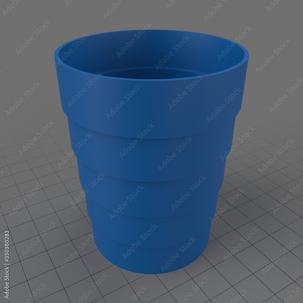 Collapsible cup Stock 3D asset | Adobe Stock