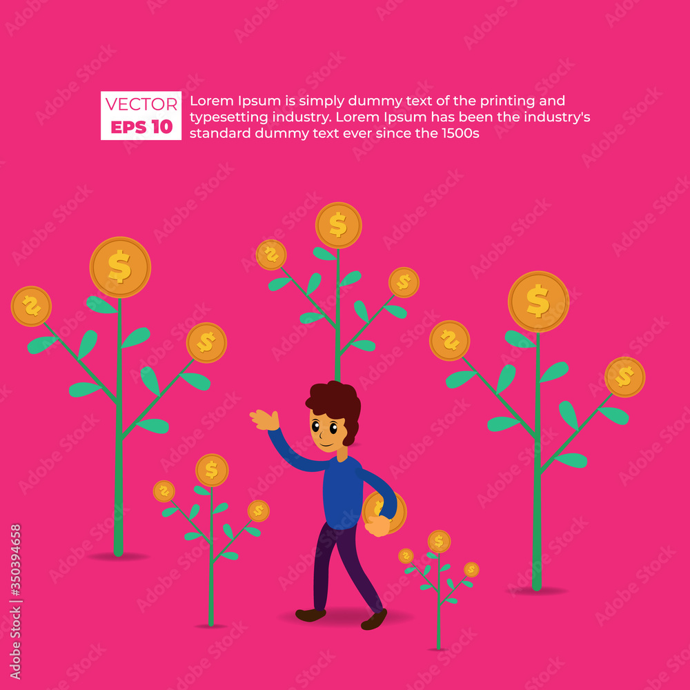 manages to harvest the results of money trees that grow, Finance ...