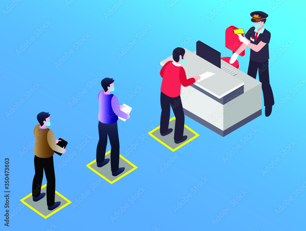 Temperature screening for covid 19 daisies. Security check the corona ...