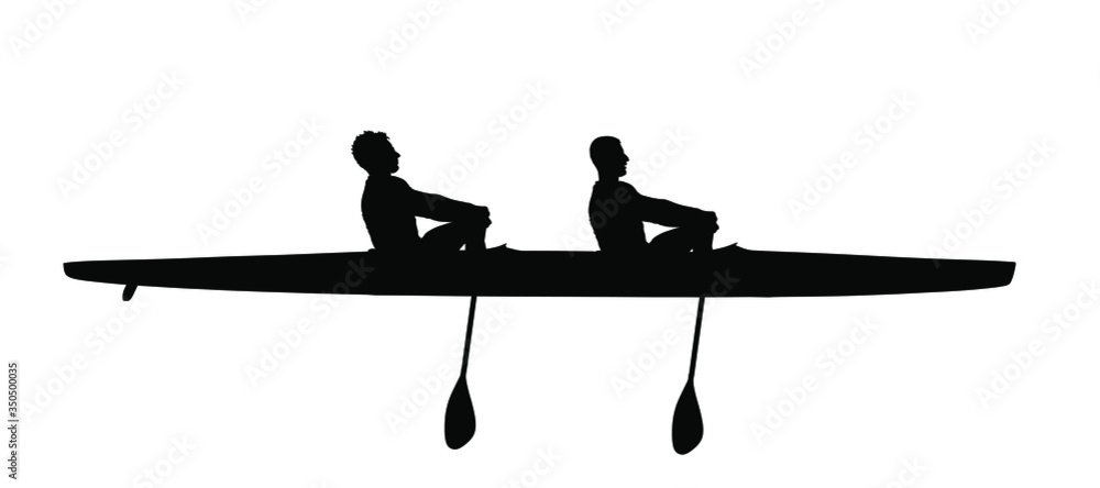 Rowing Race Vector