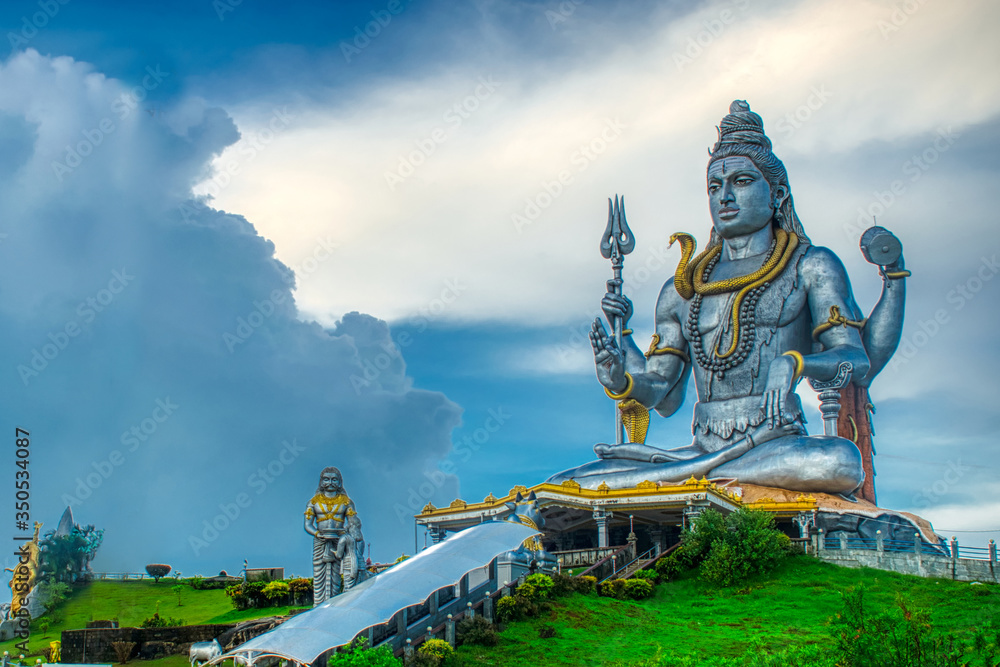 Statue of Mahadeva Stock Photo | Adobe Stock