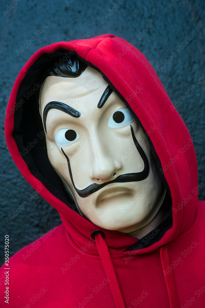 Mulhouse - France - May 18 2020 - fan of "La casa de papel" (paper ...