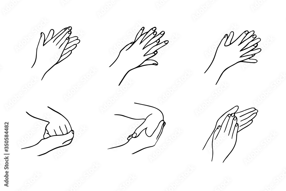 How to clean your hands properly. Rules for Disinfection and hand ...