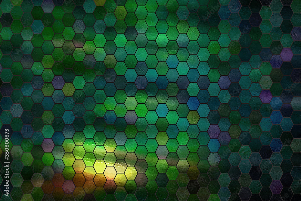 Trendy abstract background in green colors. Desktop screensaver to ...