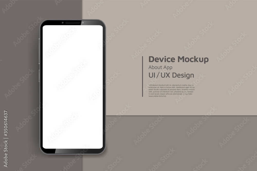 Smartphone isometric perspective view. Template for infographics or ...