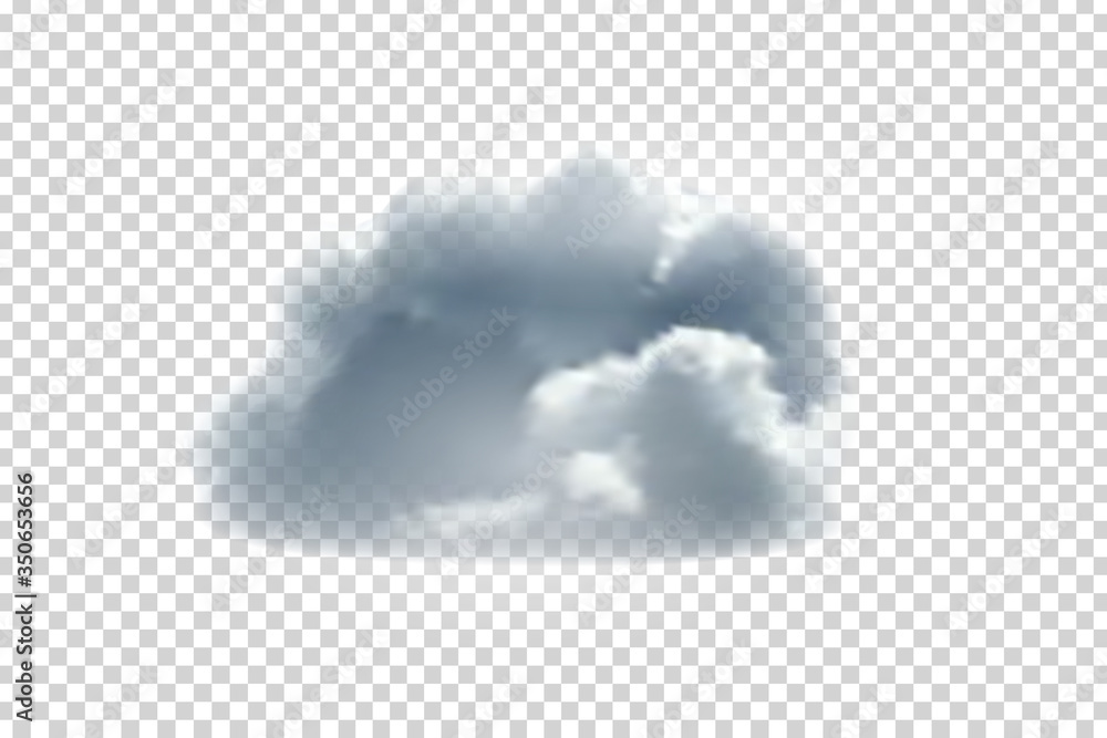 Vector realistic isolated cloud for template decoration and covering on ...