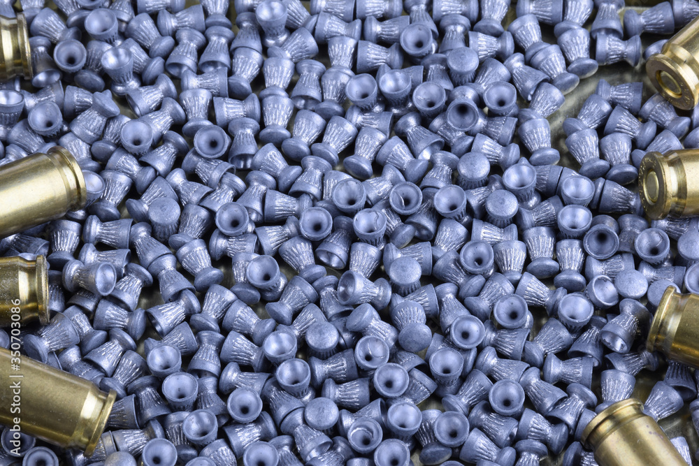 Cartridges for a traumatic gun and a lot of bullets for airguns Stock ...