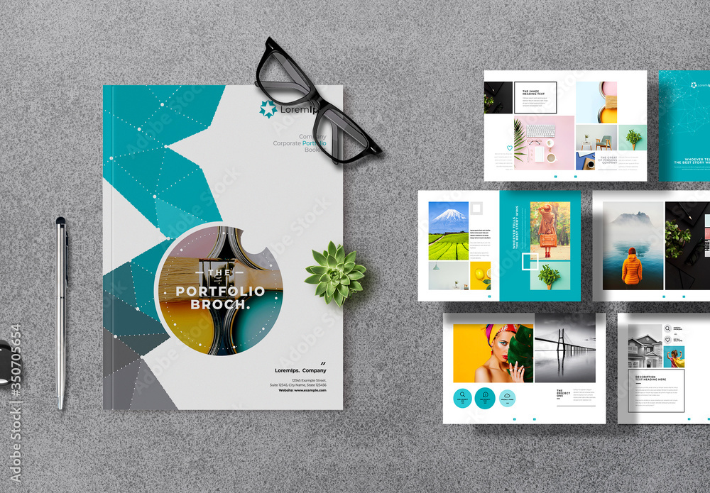 Product and Service Portfolio Layout Stock Template | Adobe Stock