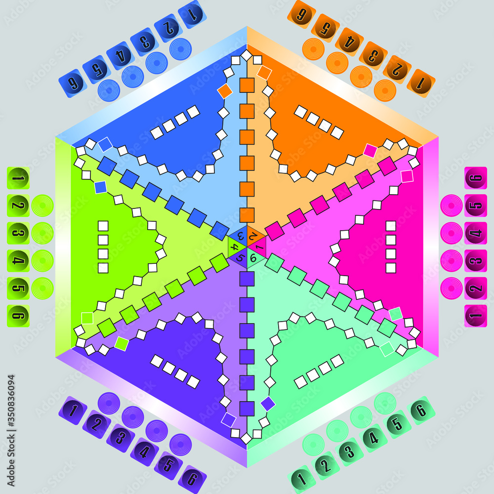 Ludo Board game - Children play game - Childhood play game vector ...
